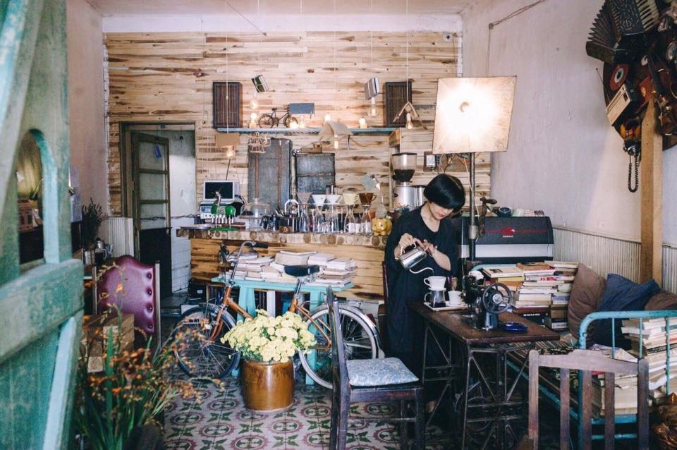 BicycleUp cafe sự hoài niệm bên chiếc xe đạp cổ đưa ta về thập niên 90